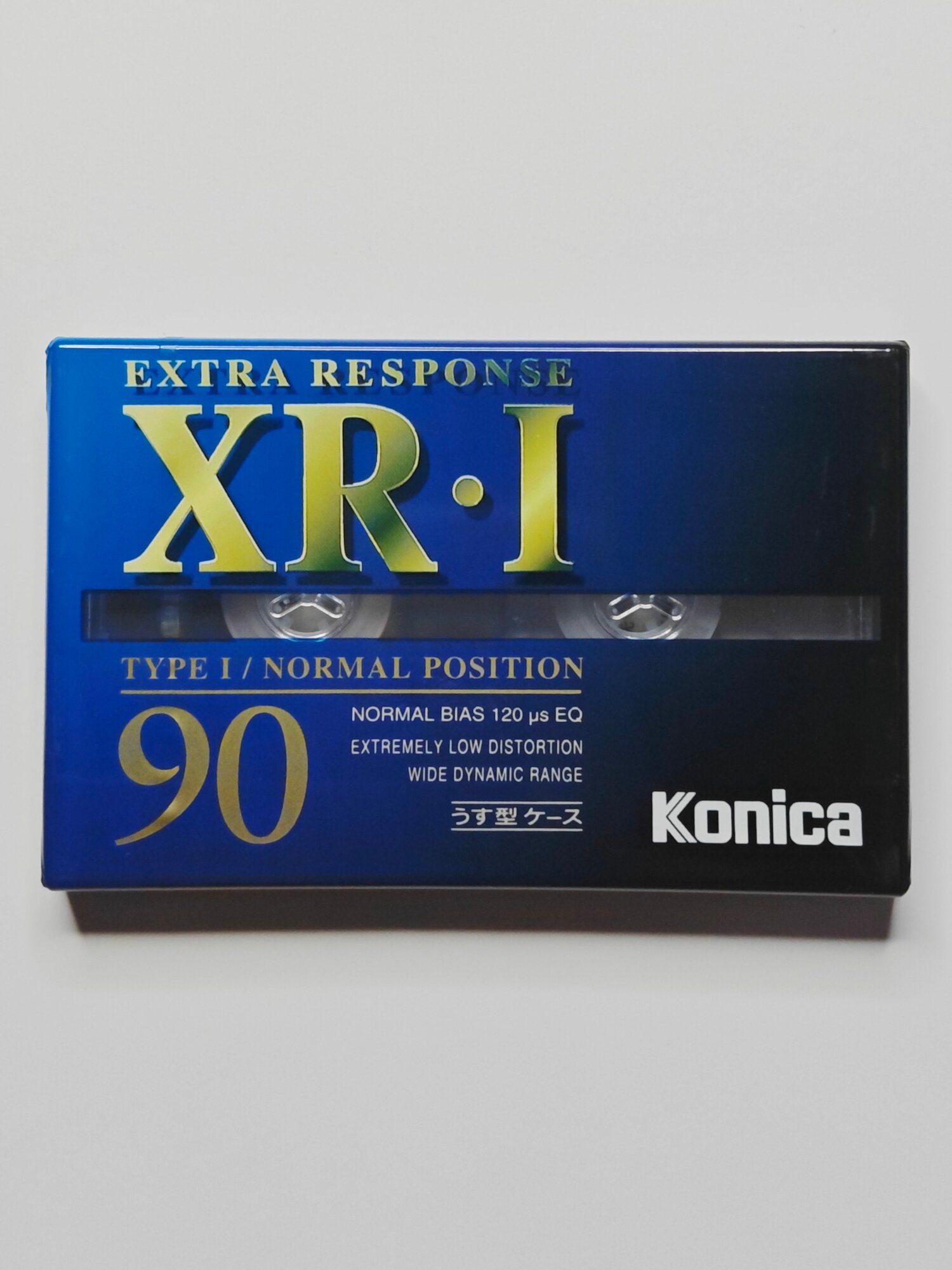 Аудиокассета запечатанная KONICA XR-90 ( 1990г )