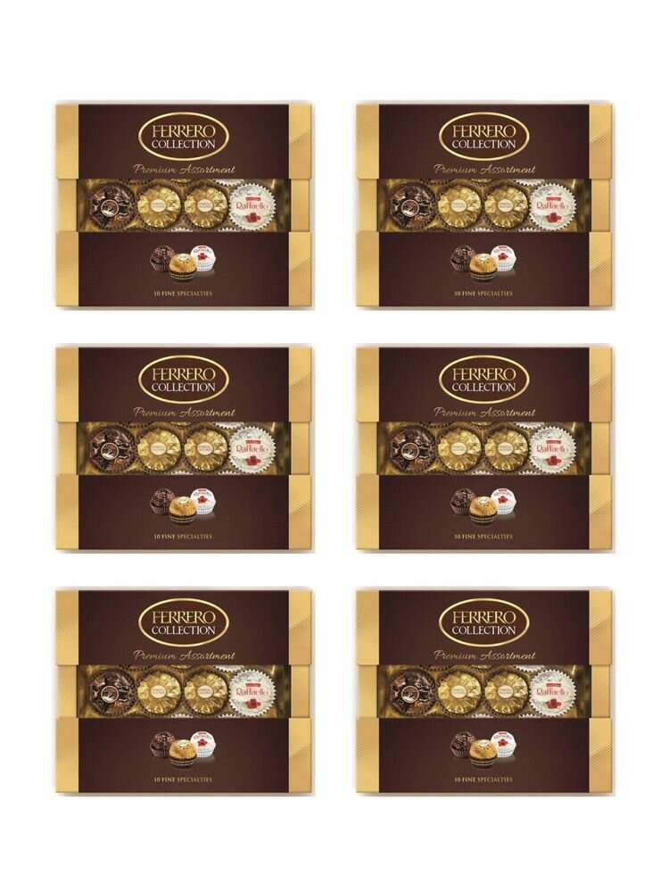 Ferrero Collection Набор шоколадных конфет, 107 г, 6 шт