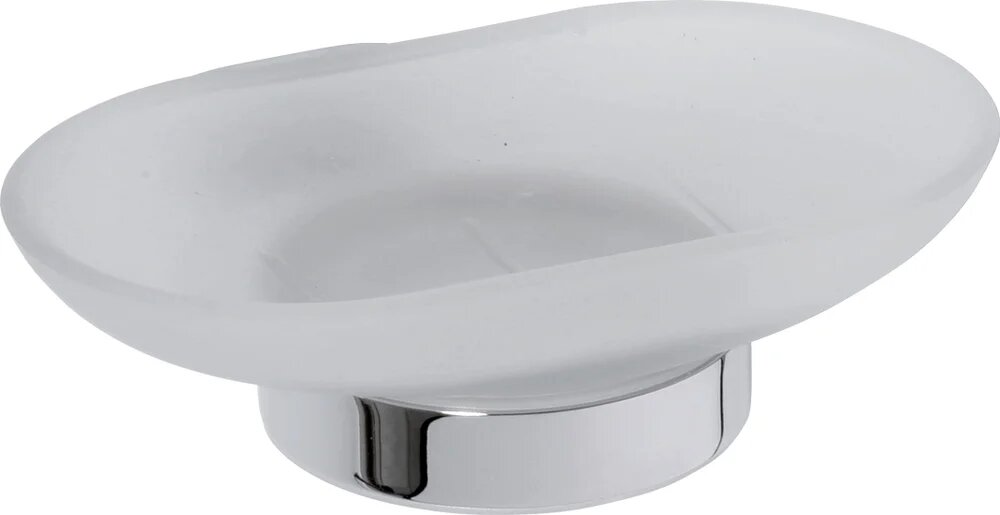 Мыльница Bemeta Oval 118408021 настенная, стеклянная, хром