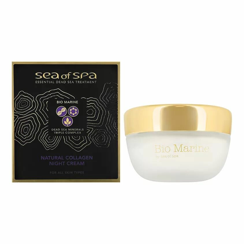 Крем для лица SEA OF SPA BIO MARINE ночной с натуральным коллагеном 50 мл