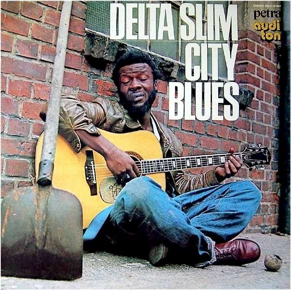 DELTA SLIM - City Blues (M/EX), (LP, Germany, 1973г.) Винтажная Виниловая Пластинка