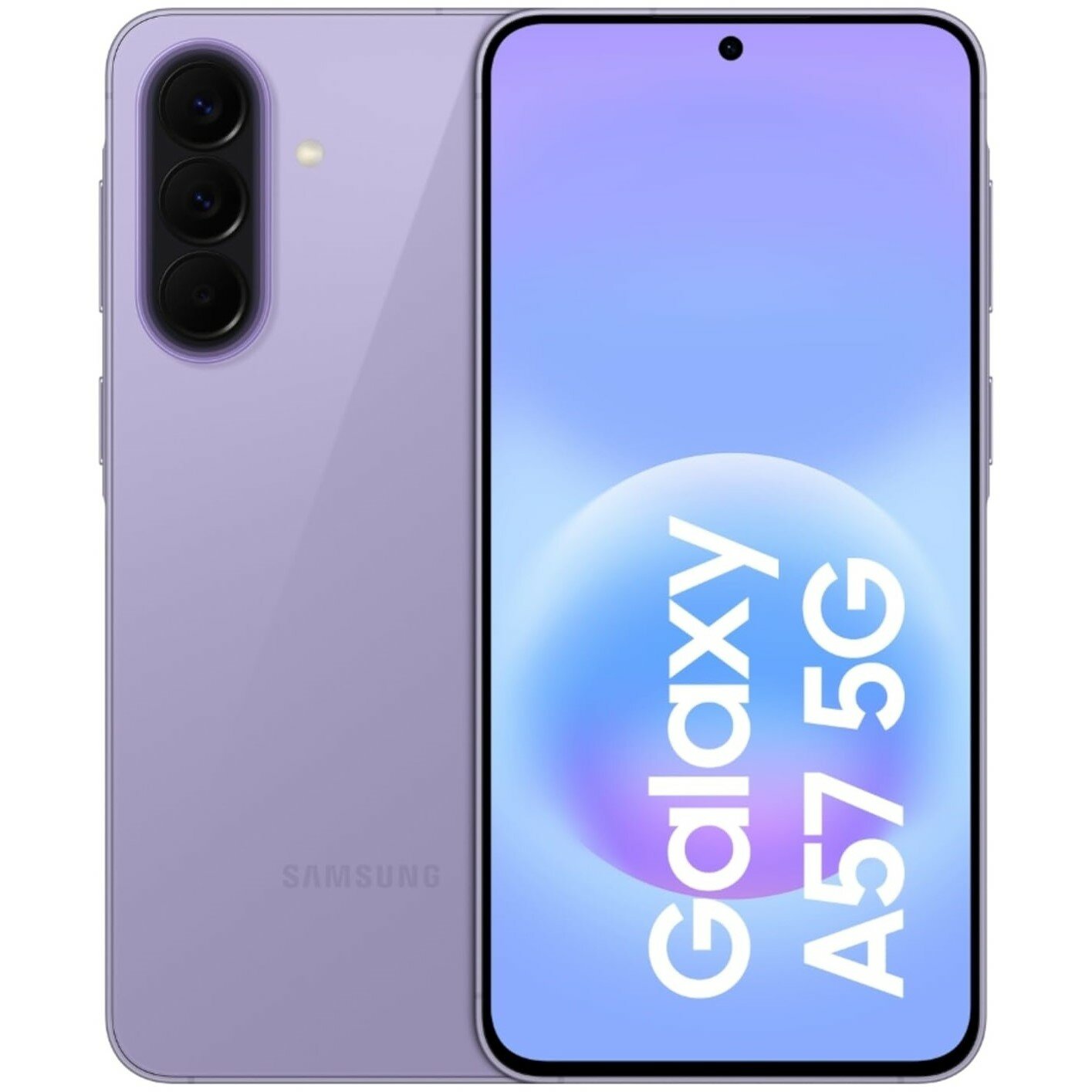 Смартфон Samsung Galaxy A57 5G 8/256 ГБ Ростест/ЕАС, NFC, Dual: nano SIM+eSIM, фиолетовый/сиреневый