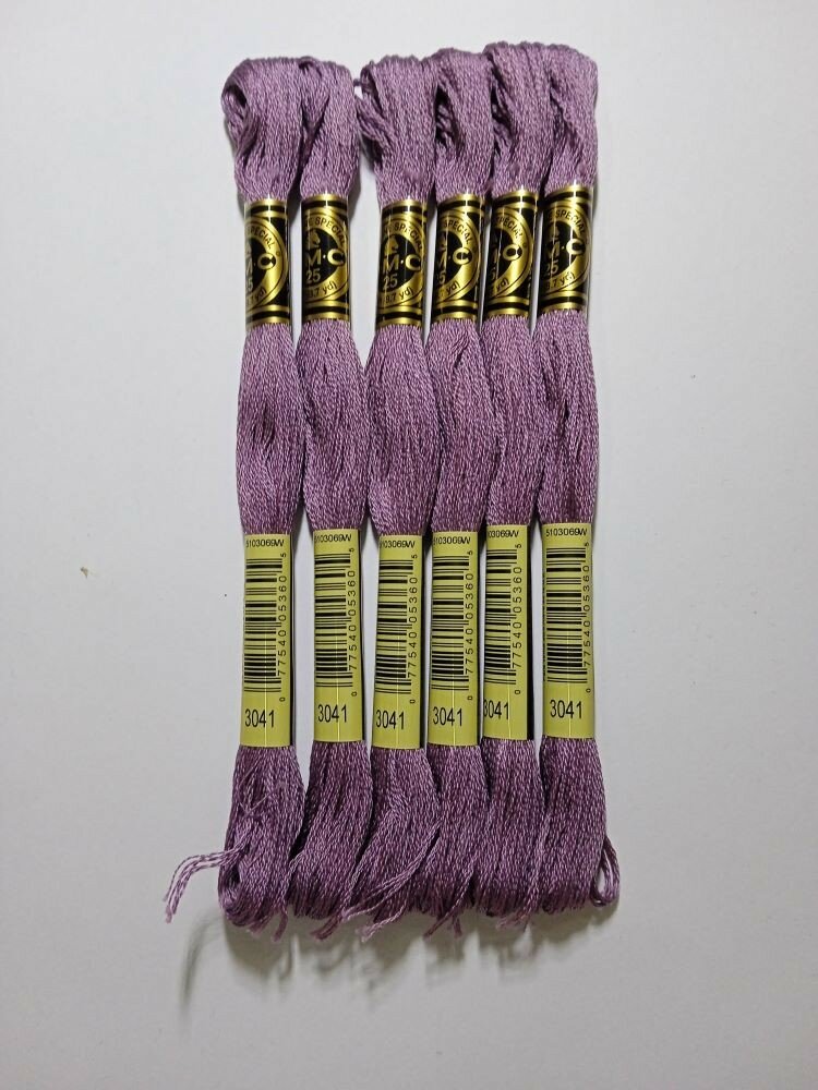 "Набор ниток мулине, 8 м, 6 шт" DMC (Франция) арт. DMC-3041_6