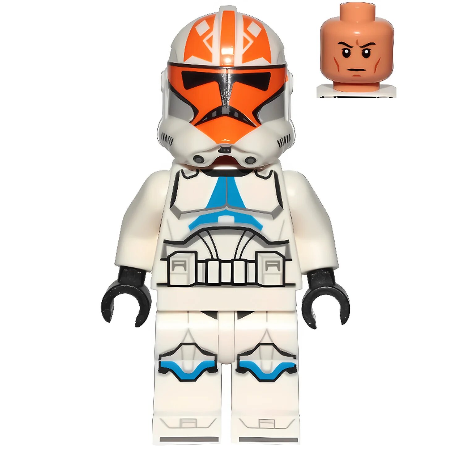 Минифигурка Lego Star Wars Clone Trooper, 501st Legion, 332nd Company (Phase 2) - Togruta Helmet Markings sw1097 U
