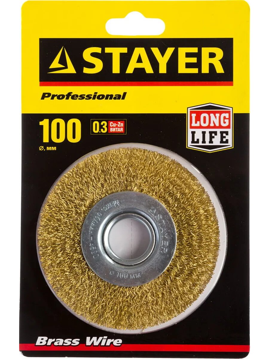 STAYER 100 мм, жгутированная стальная проволока 0.5 мм,
