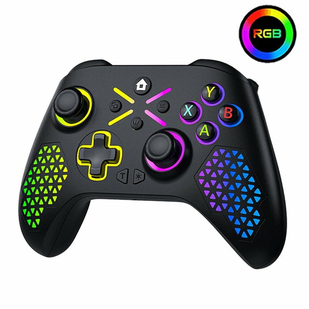 Беспроводной геймпад Bonadget для Xbox One, Xbox Series S/X, ПК с RGB подсветкой
