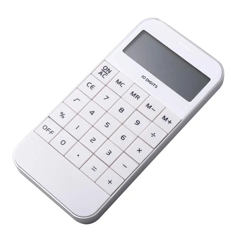 Калькулятор настольный белый 10 Digits