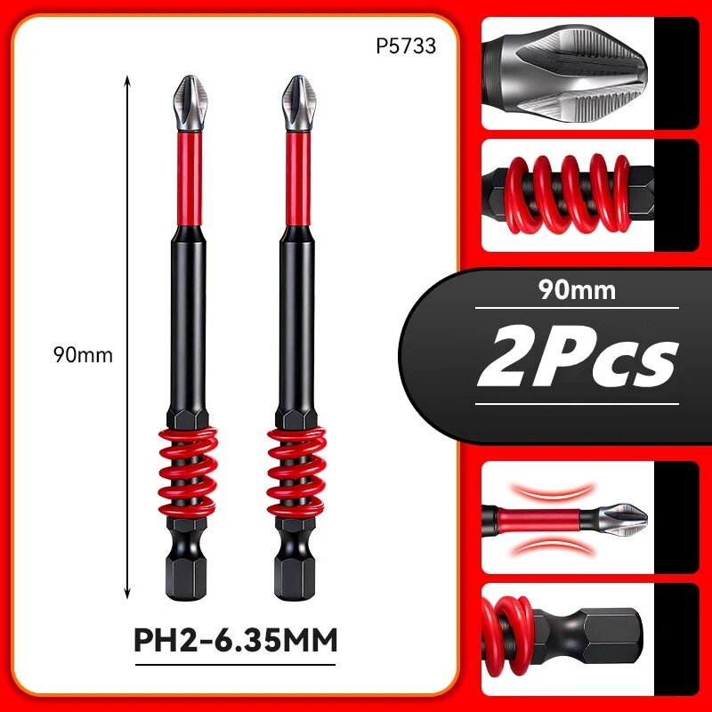 Насадки магнитные для отверток NIUXIANG Phillips 65/70/90/150 мм
