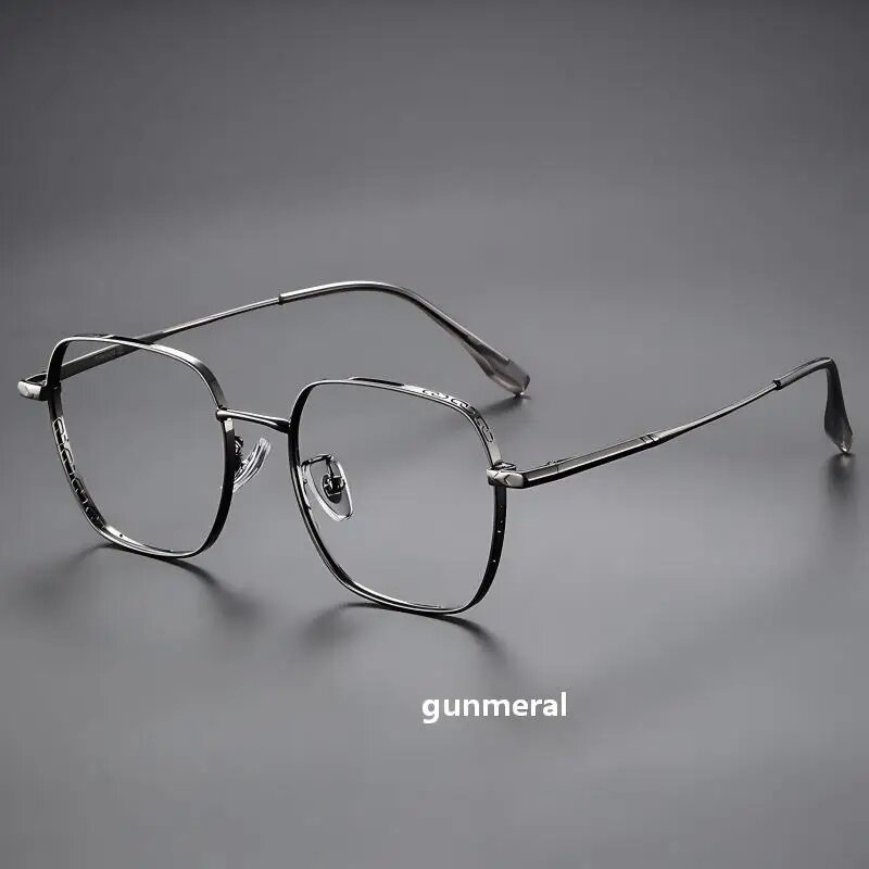 NOWSEE оправы для очков из титана gunmetal, Серый