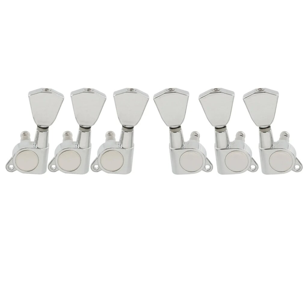 MX1345CR-3MX1346CR-3 Колки для гитары 3+3, хром, Musiclily