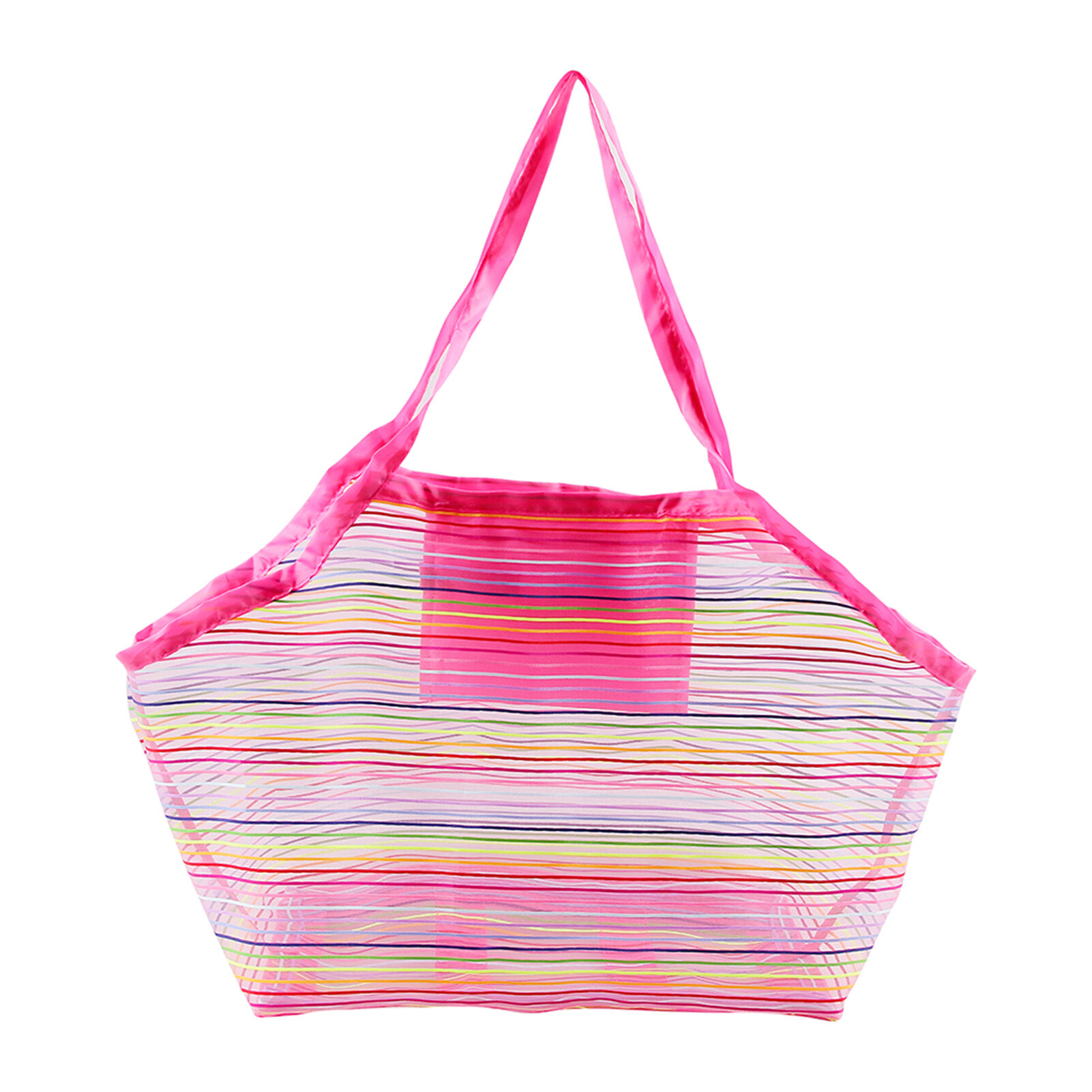 Mesh Beach Bag Размер 45*30*45cm Материал Oxford Cloth Пакет Размер 16*14*2cm Вес 100g Пакет Содержит 1 Пляжный Сумка Сетчатая Для Пляжных Игрушек Товаров Пикника Пластиковые Пляжные Сумки и Рюкзаки Сумки Для Душа Быстрая Сушка Водонепроницаемая