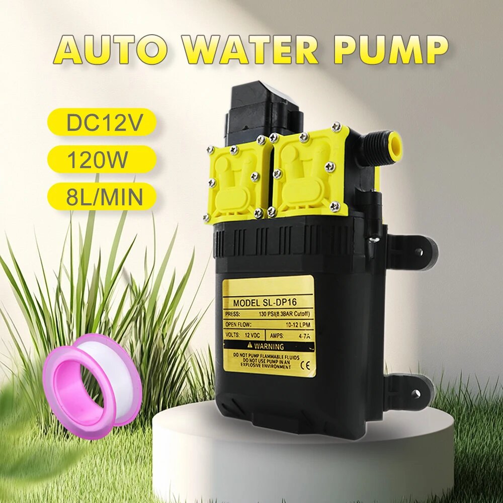 Электрический насос HOENYZY DC 12V 130PSI с EU адаптером
