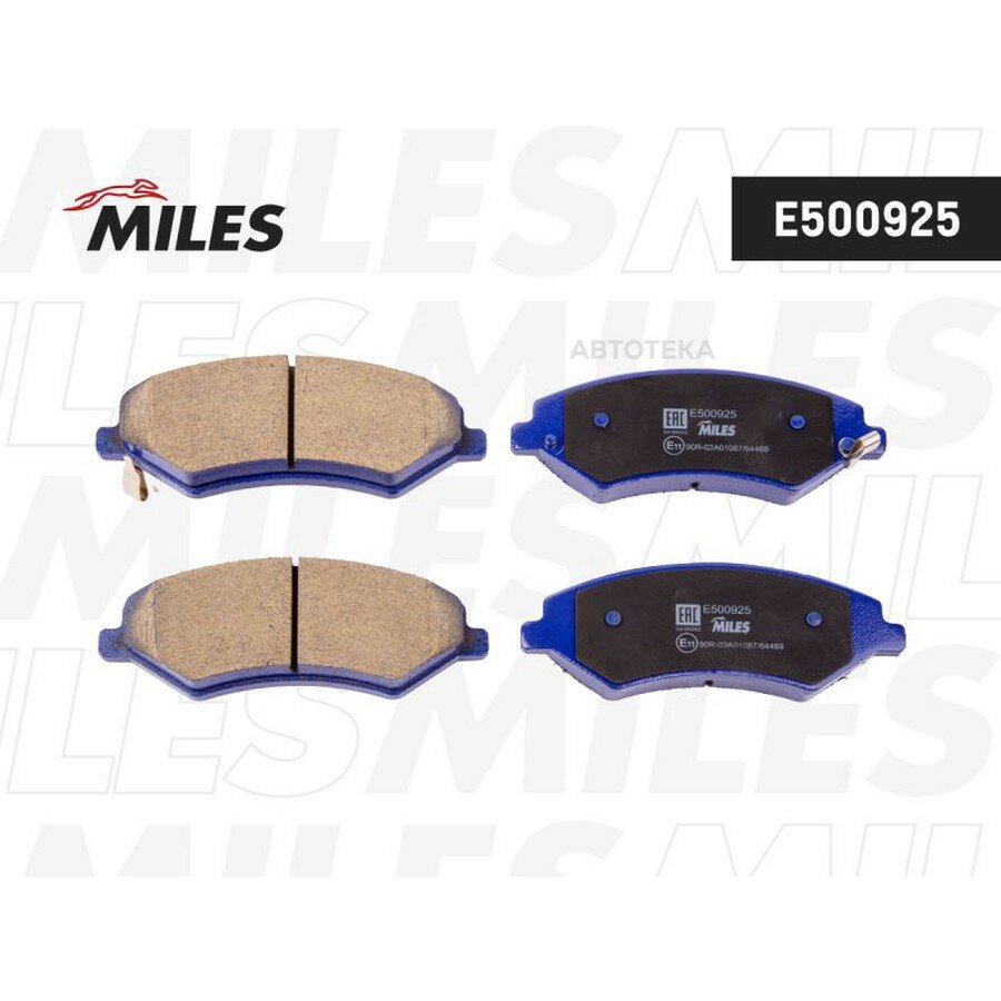Колодки тормозные CHERY TIGGO 4 (T19) пер. Ceramic PRO MILES E500925