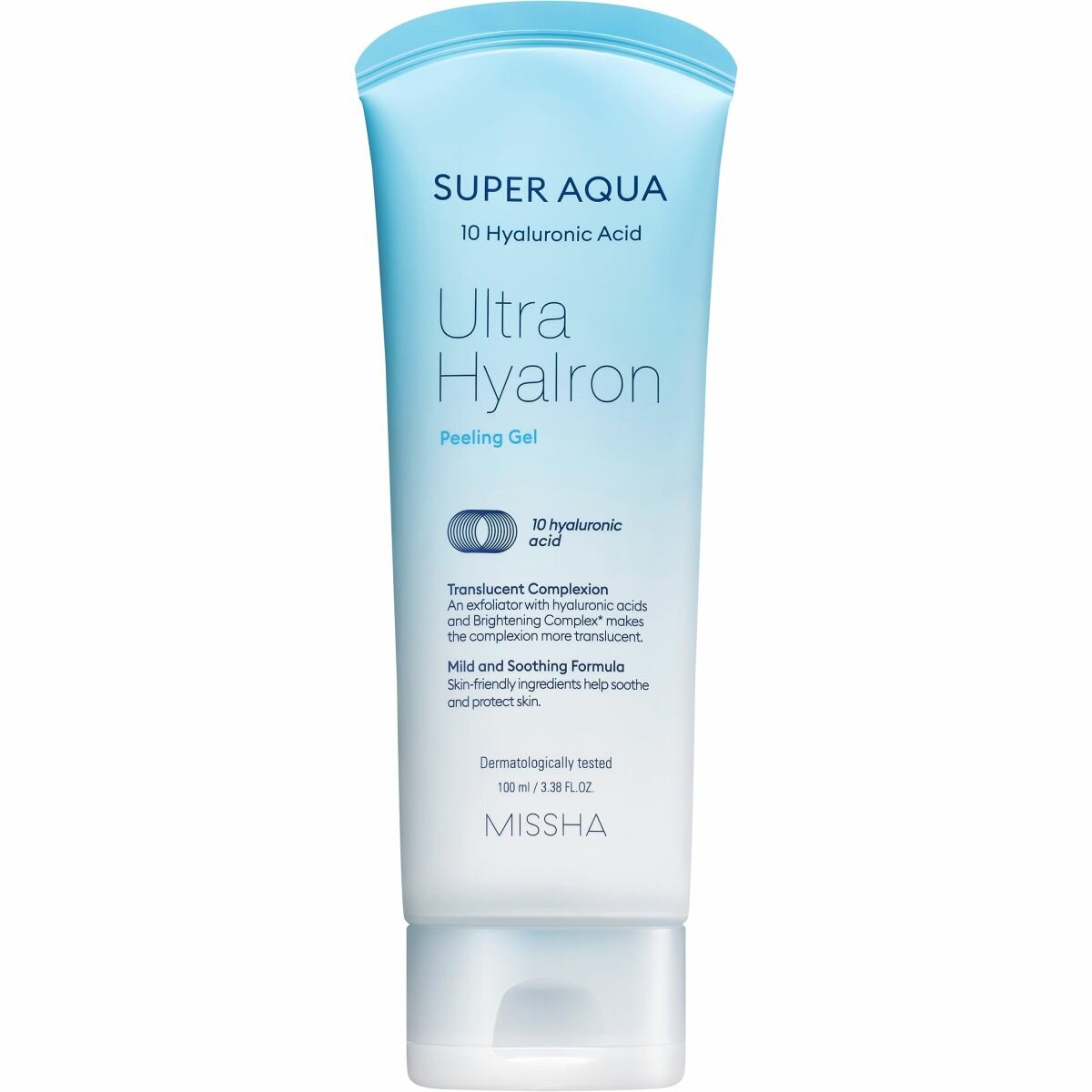 Missha Гель-скатка Super Aqua Ultra Hyalron Peeling Gel, 100 мл