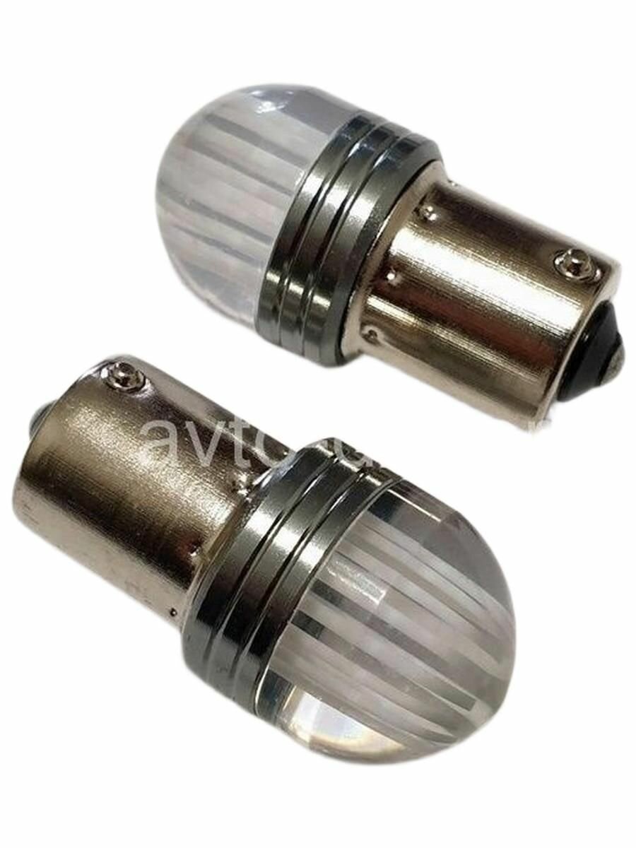 Лампа автомобильная светодиодная 11358 12v 1156-9(3030) BA15S белый (аналог Р21w) AVTO-DEKOR