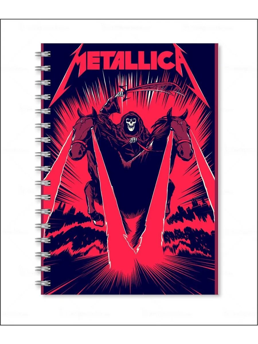Тетрадь Metallica - Металлика