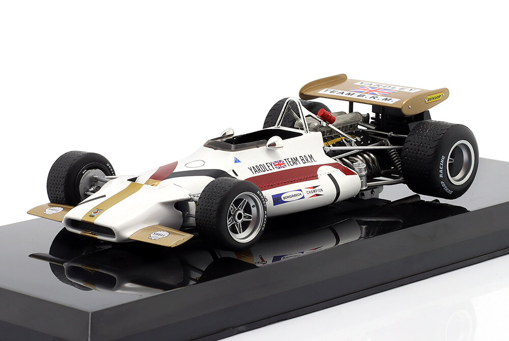 Модель коллекционная ALTAYA Brm F1 P153 #1 belgium gp pedro rodriguez 1970 white gold