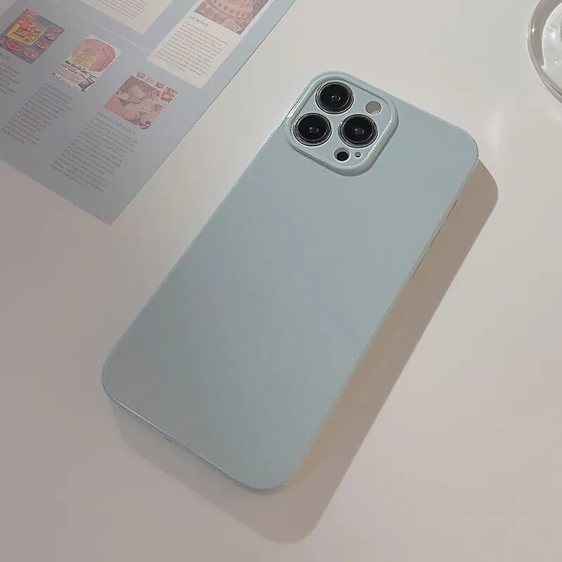 Мягкий противоударный чехол ярких цветов для iPhone 17, 16, 15, 14, 13, для айфона 15, Синий, Blue