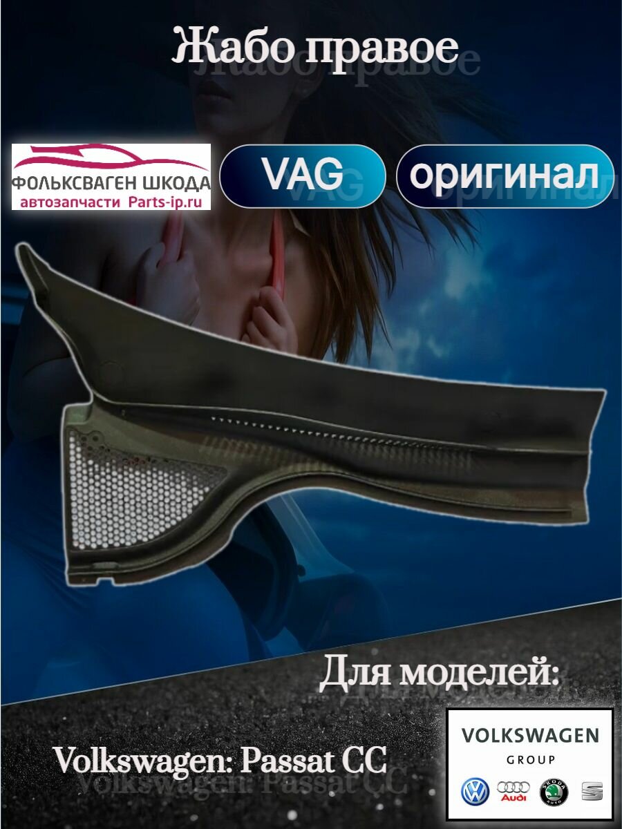 VAG/Жабо правое/Фольксваген Пассат СС/3c88194049b9