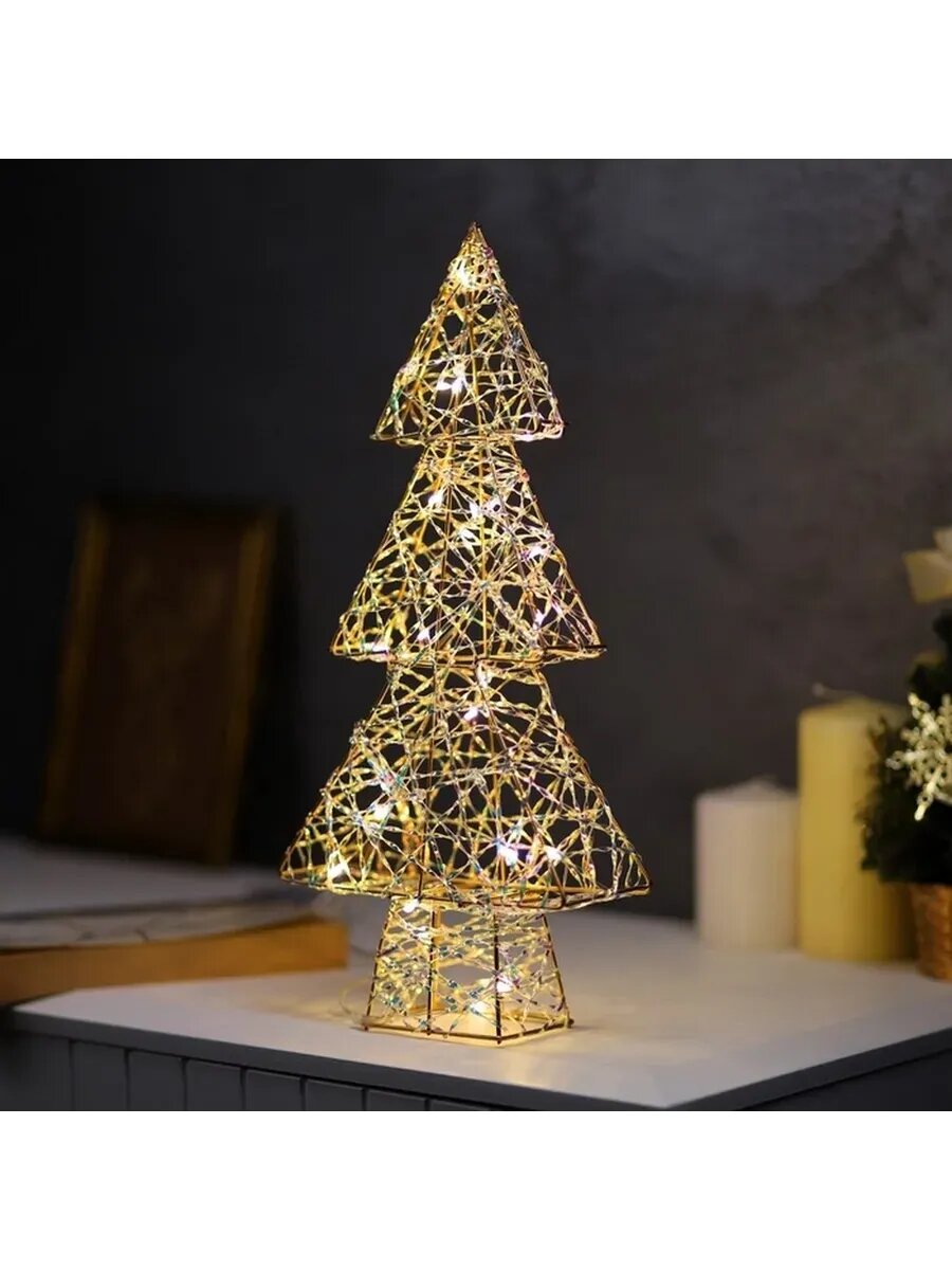 Светодиодная фигура «Ёлочка» 36х17х6 см, 20 LED