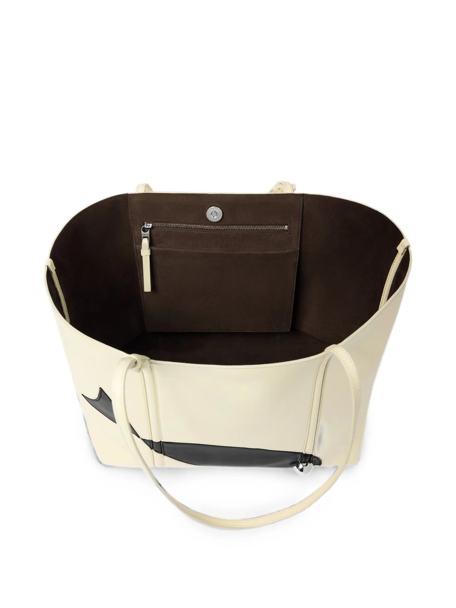 Сумка Jacquemus Le Marino fish-patch tote bag, светло-желтый — фото 1
