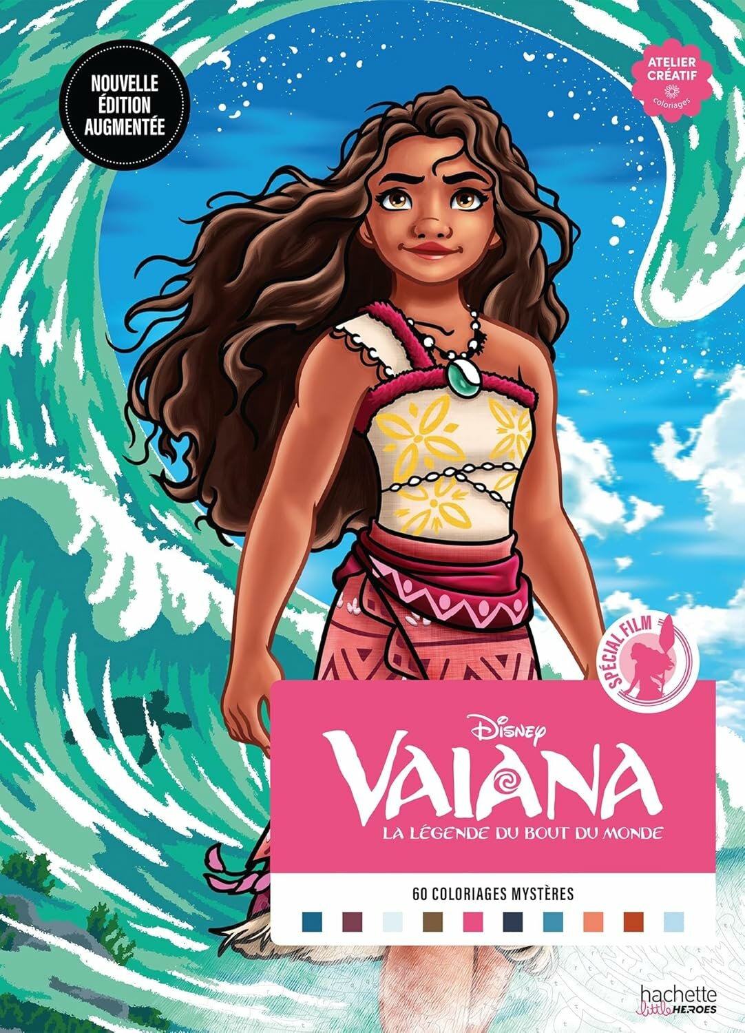 Раскраска по Номерам Coloriages Mysteres "Special Film Vaiana" - Ваяна и друзья Дисней, Франция Hachette Heroes