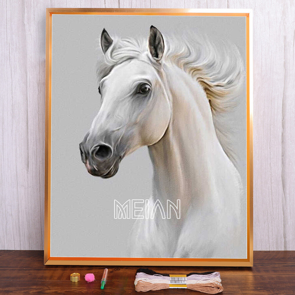 MEIAN Набор для вышивания,30x40CM,11CT,40 цветов