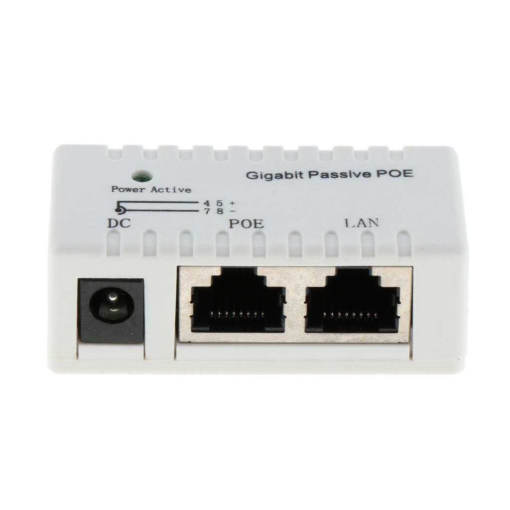 Пассивный PoE-инжектор Power Over Ethernet-RJ45 Data to RJ45 PoE - белый