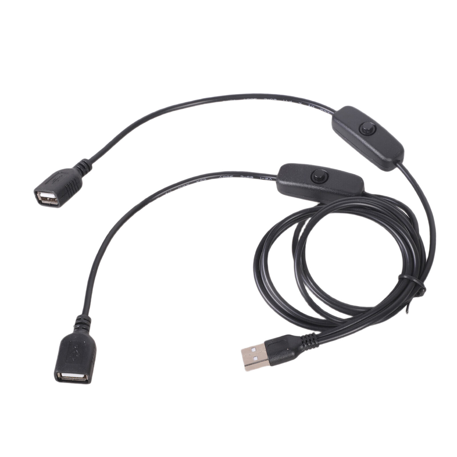 USB удлинитель male to double female с переключателями для