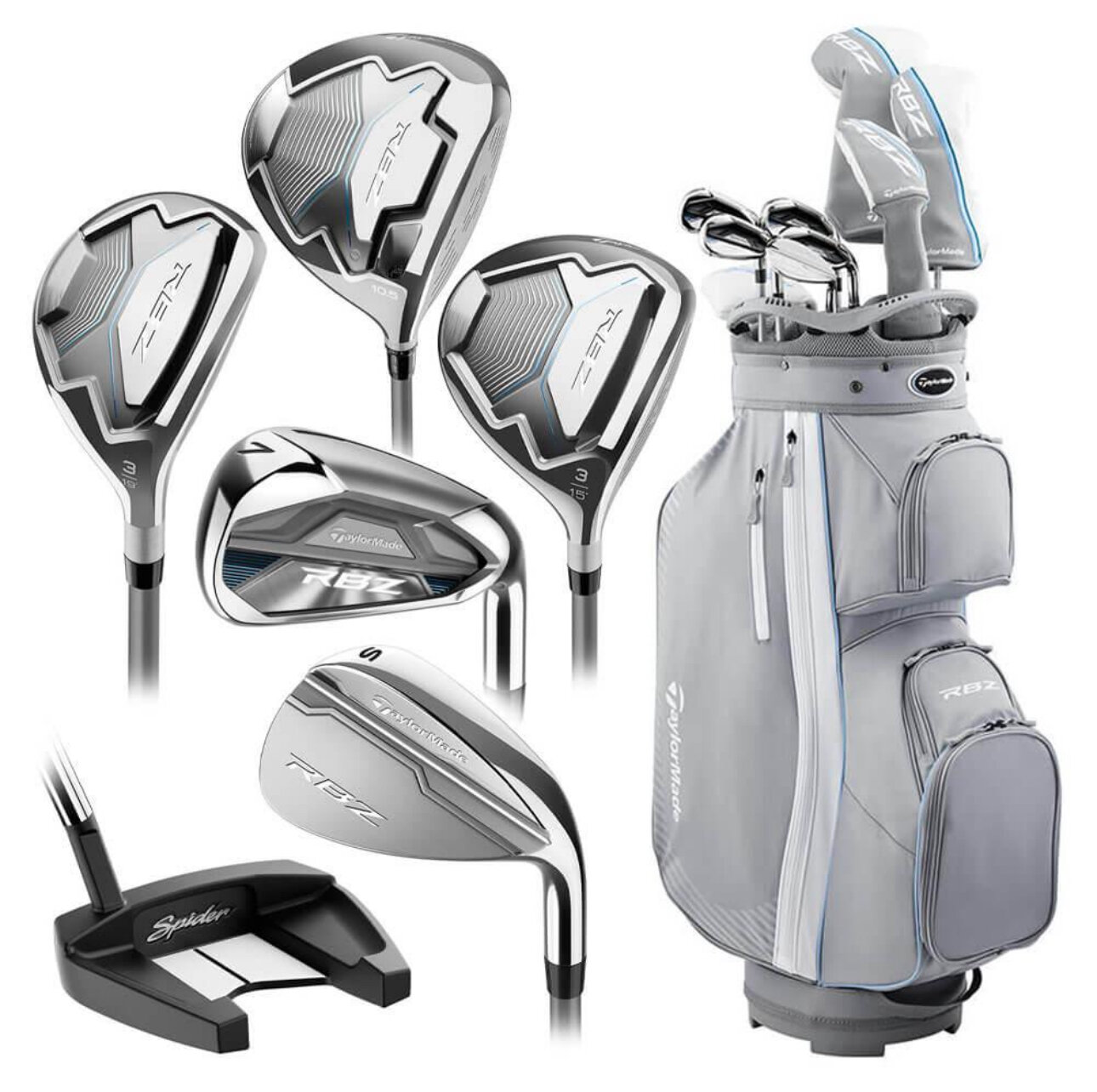 Комплект клюшек для гольфа TaylorMade RBZ Women’s Set RH Ladies с сумкой N2925403