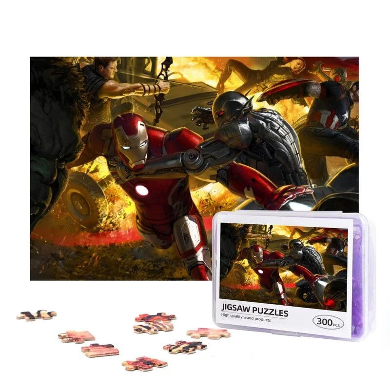 Avengers Деревянный пазл Марвел Мстители Marvel 300 шт