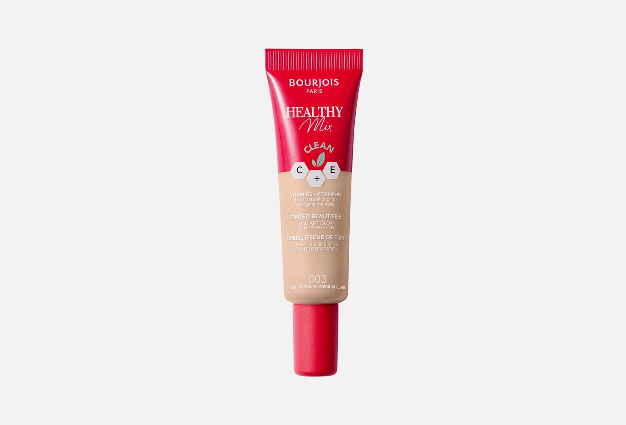 Тональная основа для лица Bourjois Healthy mix tinted beautifier, оттенок 003, 30 мл