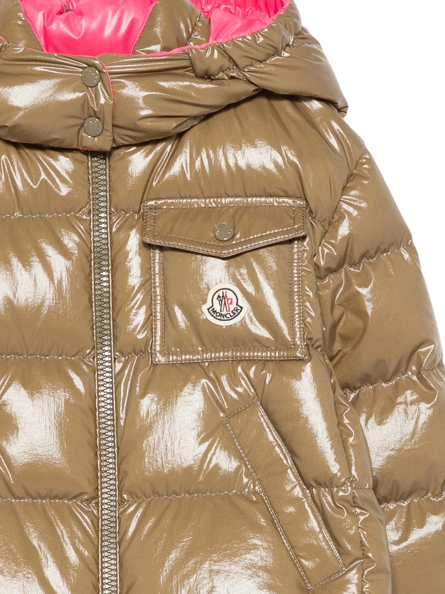 Куртка Moncler Andro padded jacket, размер 10 лет, 8947 зеленый — фото 1