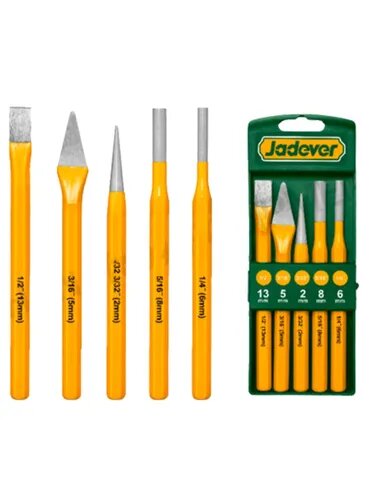 Набор зубил и выколоток JADEVER из 5 штук
