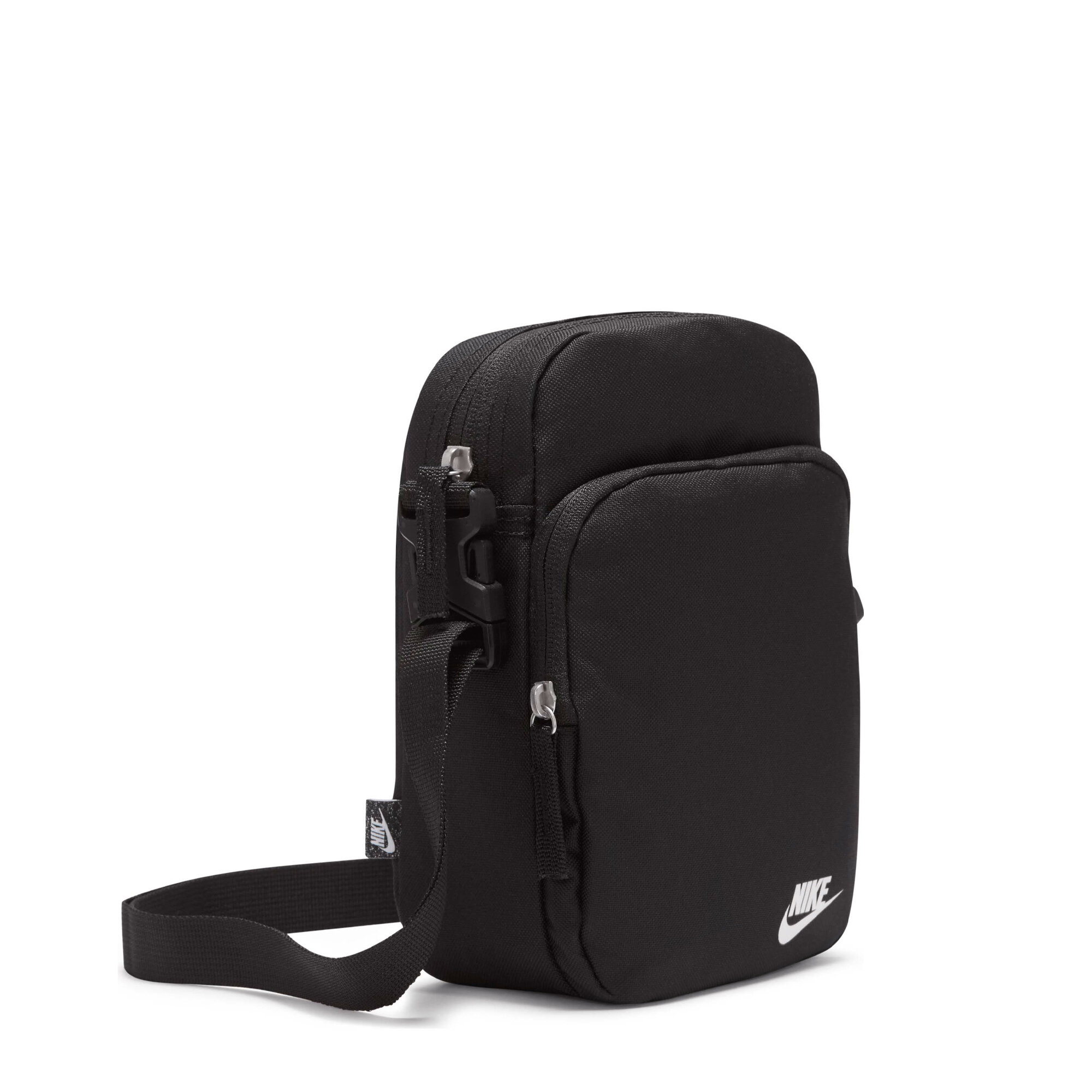 Сумка кросс-боди NIKE NK HERITAGE CROSSBODY, фактура гладкая, черный — фото 1