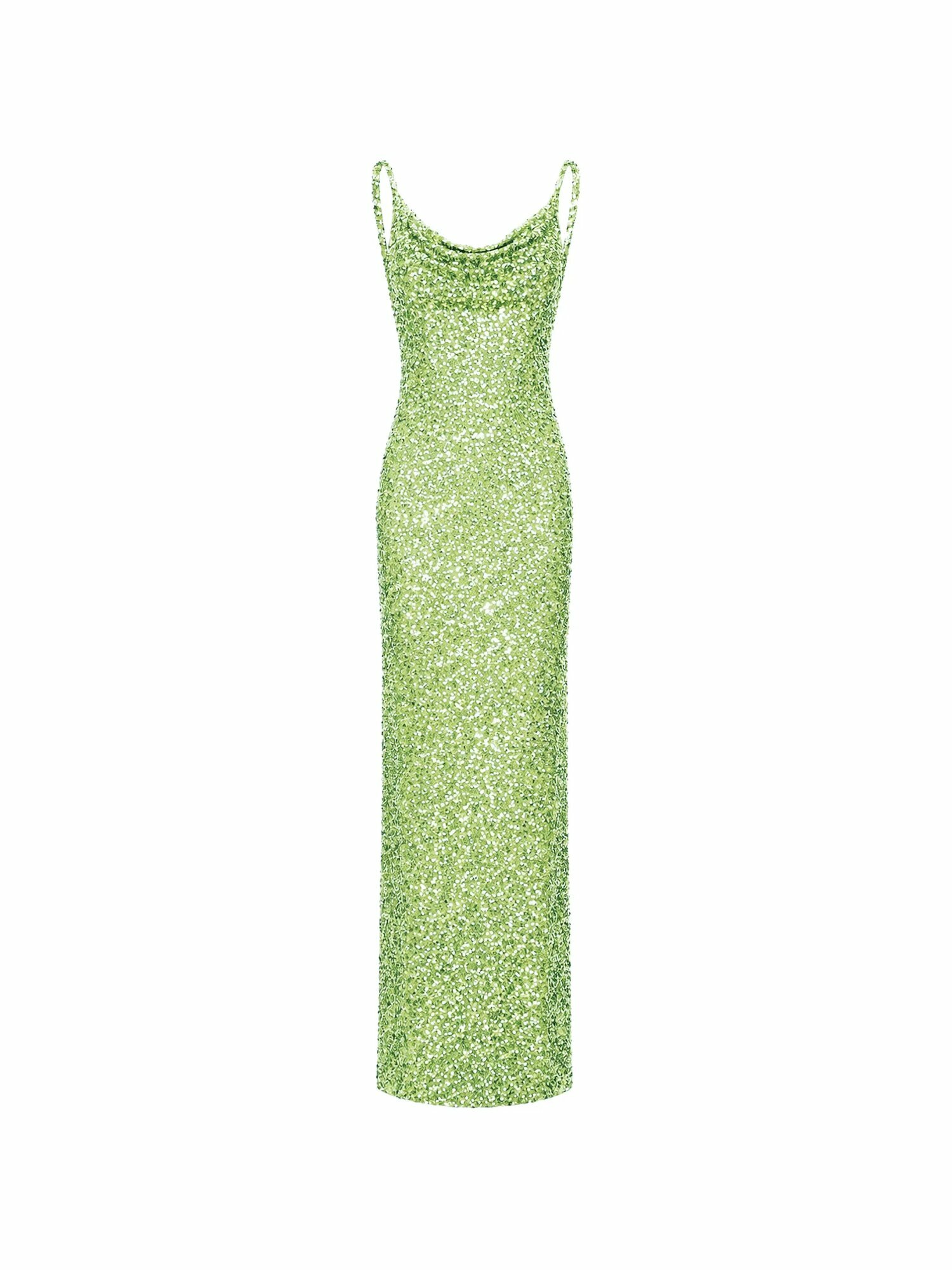 Платье Margot sequin-embellished cowl-neck maxi dress