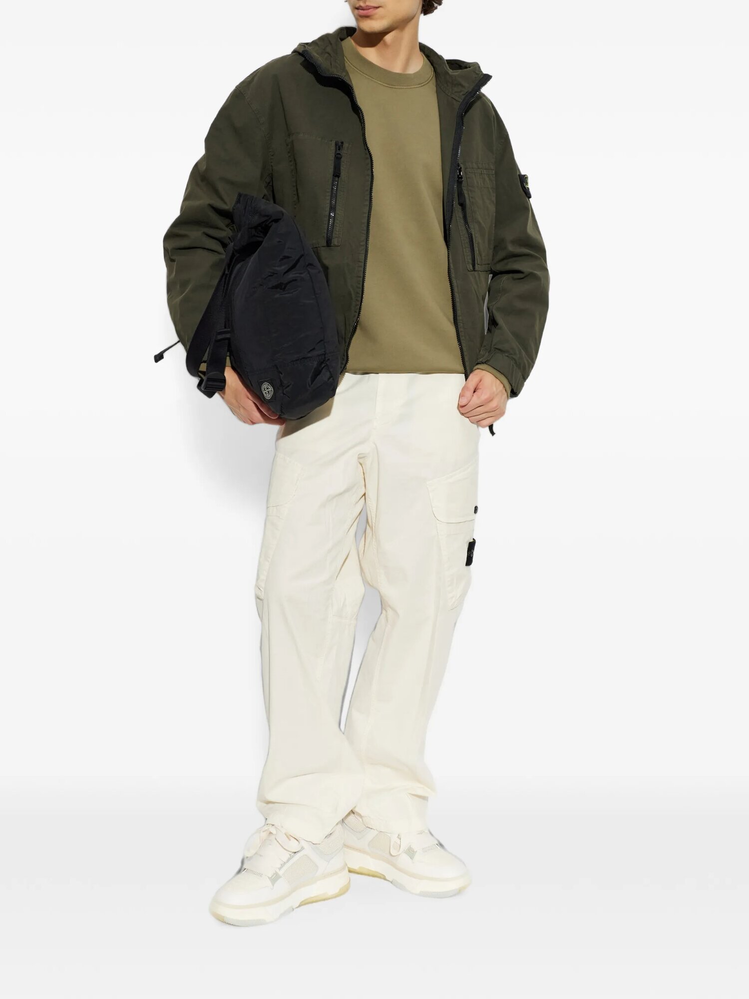 Свитер Stone Island Logo-patch sweater, размер 2XL — фото 1