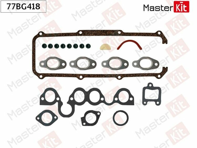 Комплект прокладок ГБЦ Audi 80 (89, 89Q, 8A, B3) JK, MASTERKIT 77BG418
