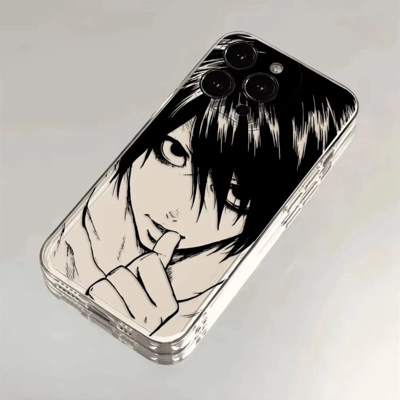 Японские аниме-чехлы для телефонов Death Note для iPhone 17 Air, 17E, SMTCMZ043052, For iphone 11