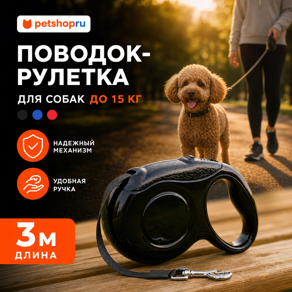 Прочный поводок для собак, безопасный, для прогулок