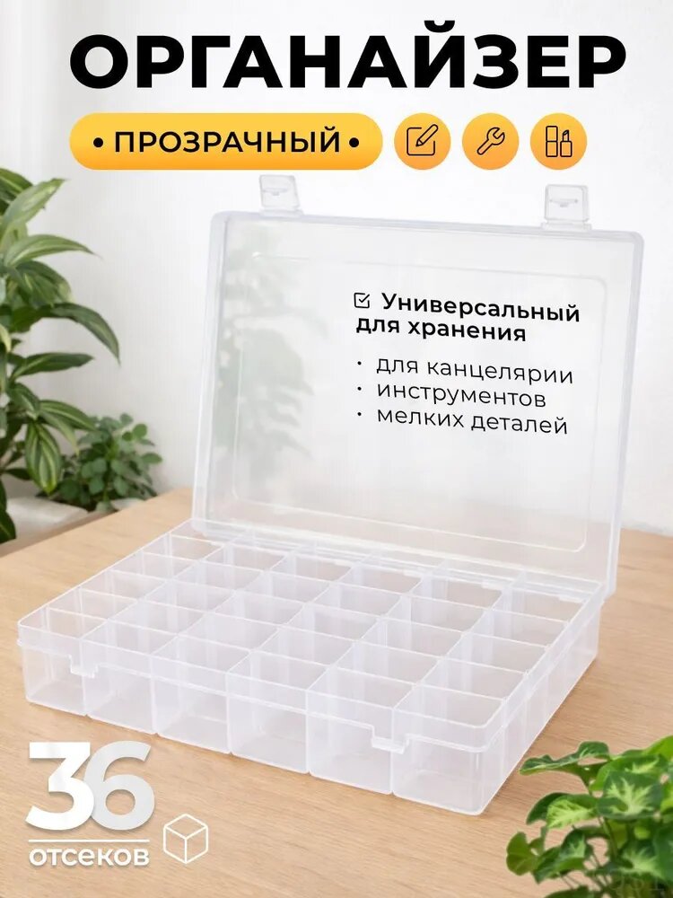 Контейнер для хранения вещей длина 17 см, ширина 14.1 см, высота 27 см.