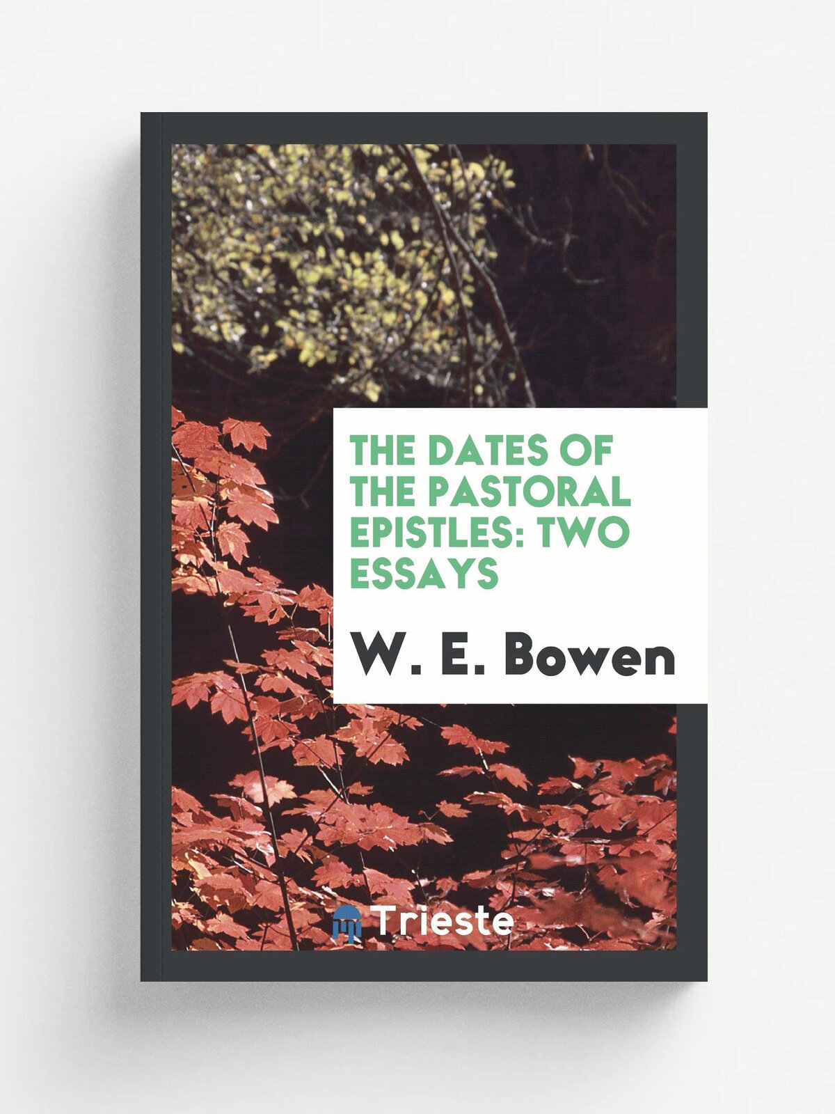 The Dates of the Pastoral Epistles. Two Essays