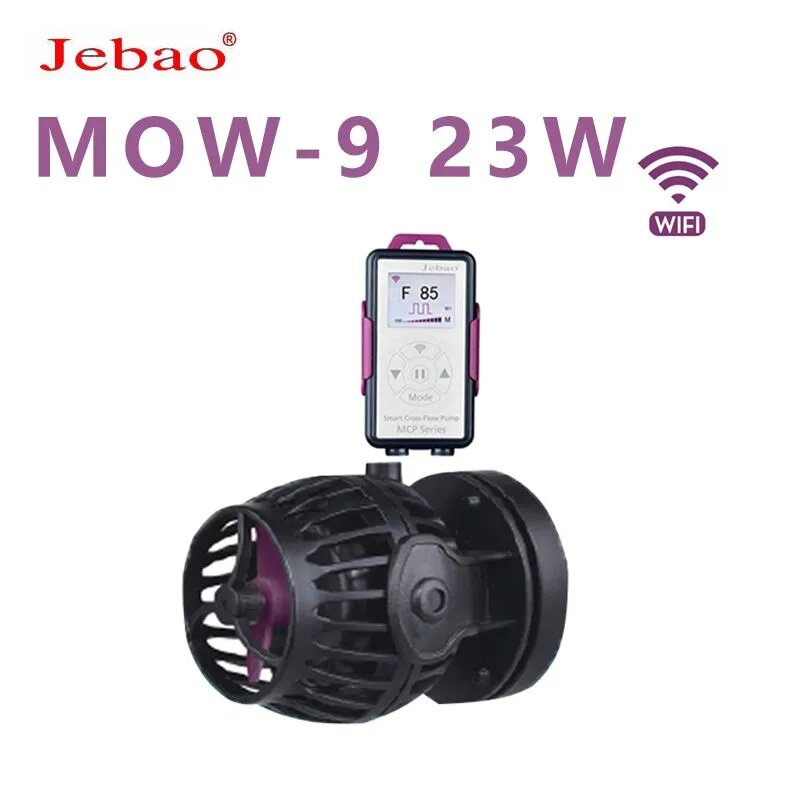 Новый волновой насос JEBAO MOW-9, мощность 7-23 Вт можно регулировать, расход воды 2700Л / Ч-9000Л / Ч, толщина магнитного всасывания 12 мм