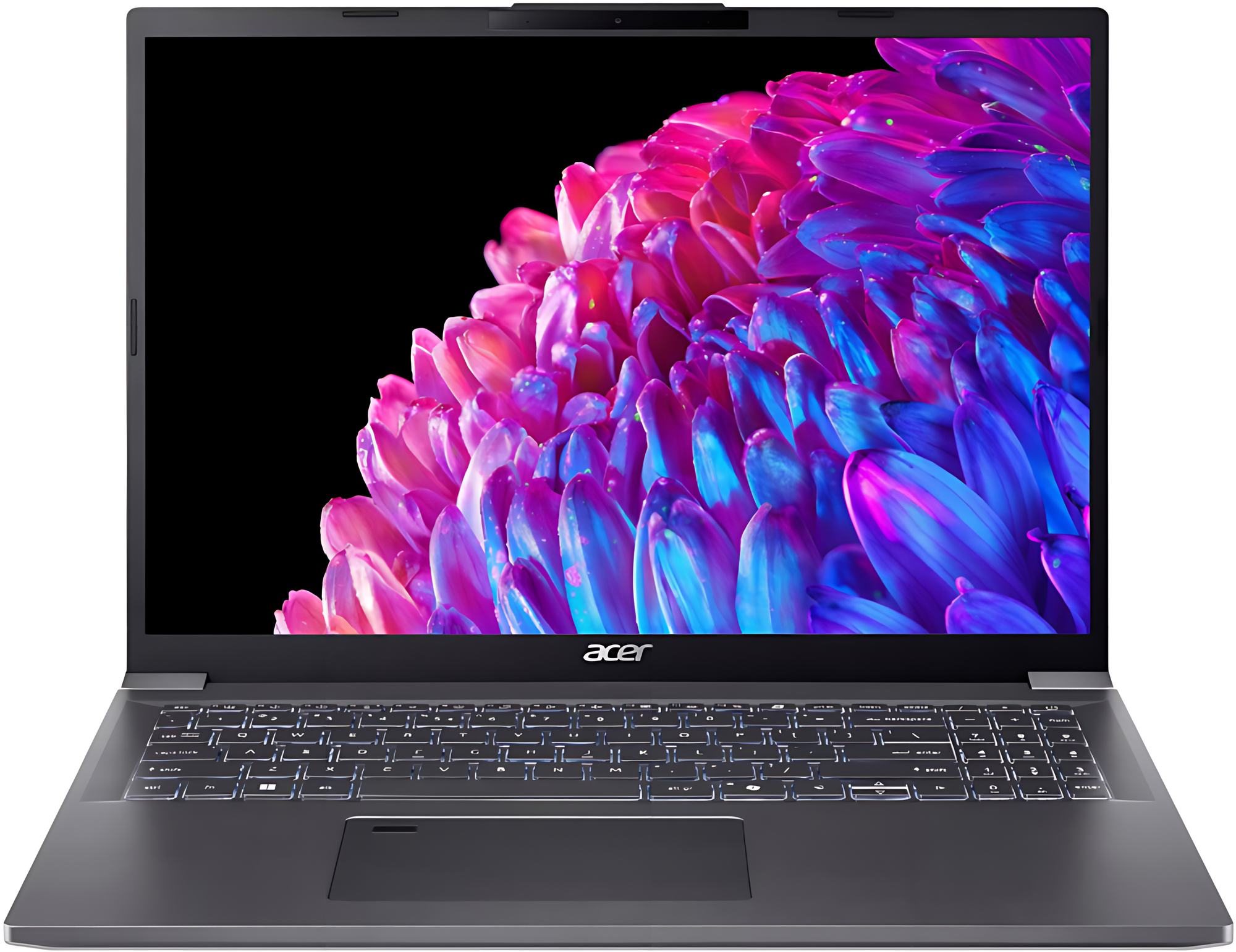 Ноутбук Acer Aspire 16 A16-71M-71FM NX. JEMER.002 (Core Ultra 7 3800 MHz (155H)/32768Mb/1024 Gb SSD/16"/2048x1280/Нет (Без ОС))