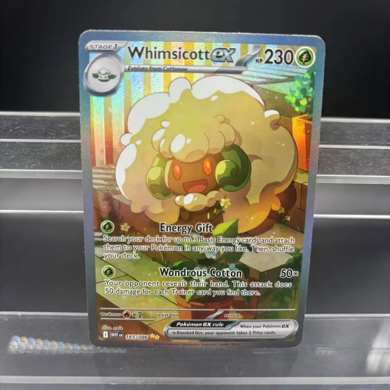 Whimsicott ex Коллекционная карта Pokemon TCG, style23