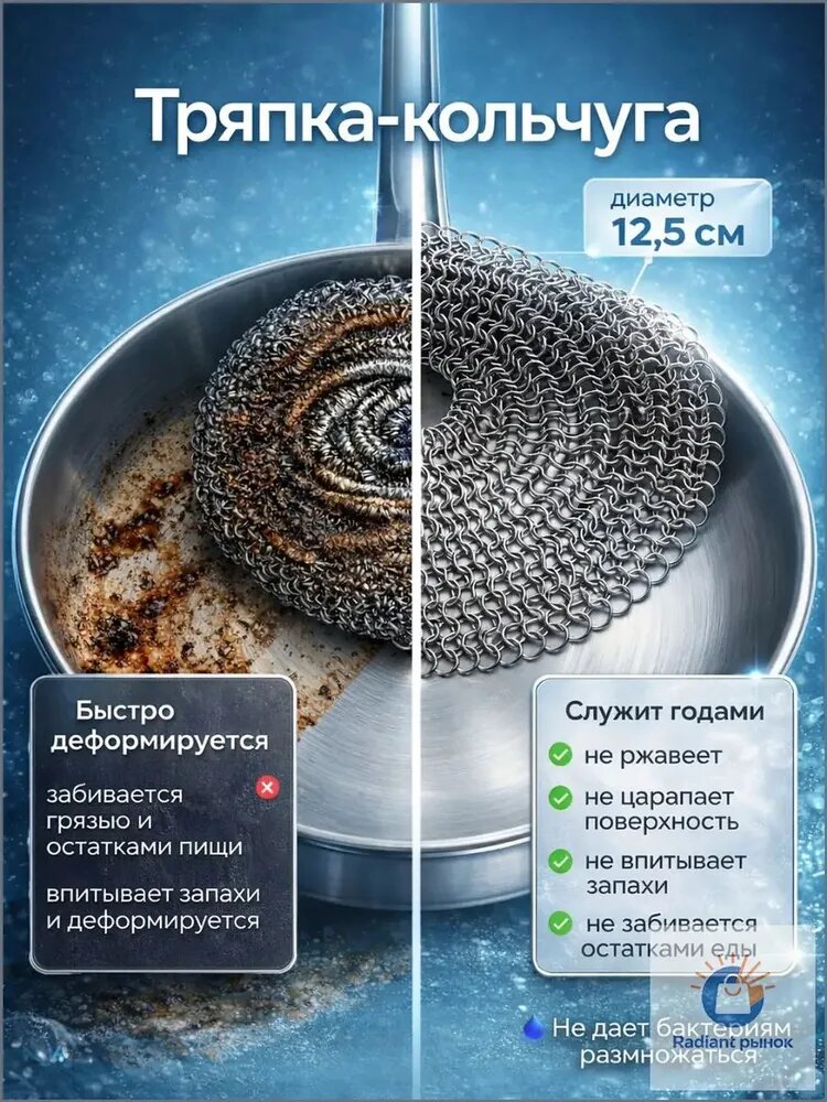 Тряпка, 1 шт — фото 1
