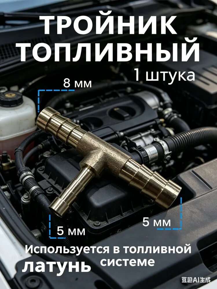 Фиксатор автомобильный, 8 мм, 1 шт.