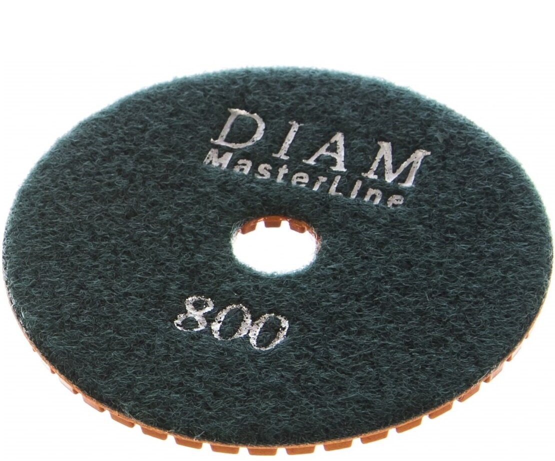 Круг алмазный гибкий шлифовальный DIAM Master Line АГШК 100х2.5 №800, мокрая