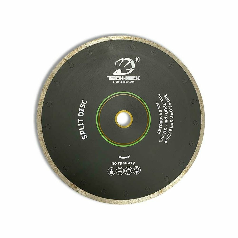 Диск алмазный сплошной по граниту SPLIT DISC (300х32/25.4 мм) TECH-NICK 041000361
