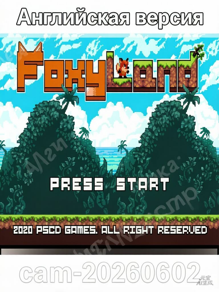 Игровой картридж "FoxyLand" для приставки 16 Bit (без коробки) для 16-битной консоли только картридж